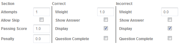 Webdemo - Mobius - Adaptive Question
